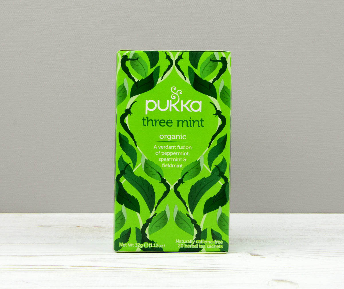 Buy 20 Bags of Pukka Three Mint Organic Tea Online – Fruit 4 London