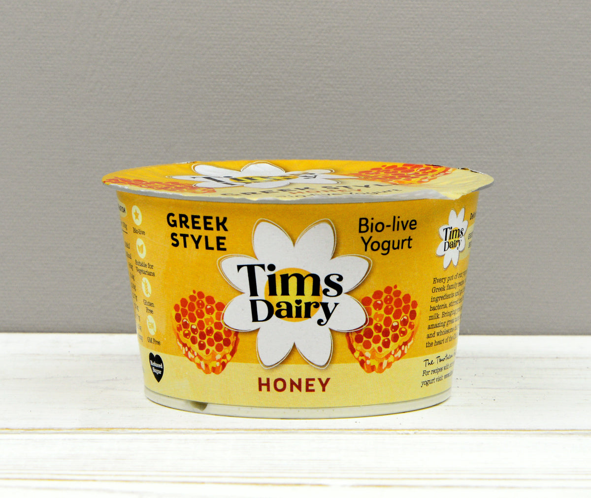 Order 175g of Tims Dairy Greek Style Honey Yogurt Online – Fruit 4 London